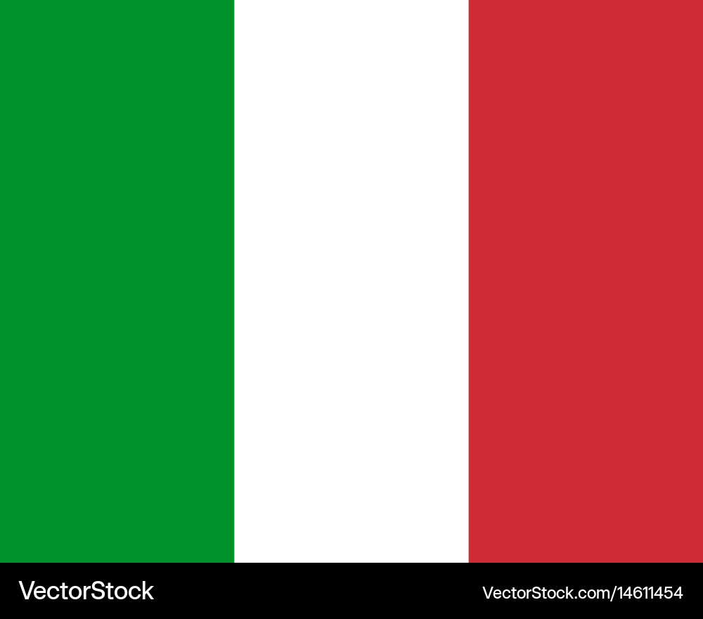 Italian Flag Royalty Free Vector Image - VectorStock