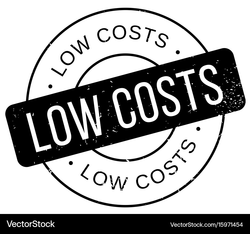 Low costs rubber stamp Royalty Free Vector Image