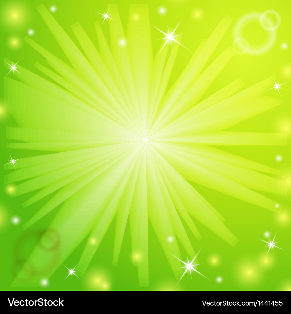 Abstract magic light green background Royalty Free Vector
