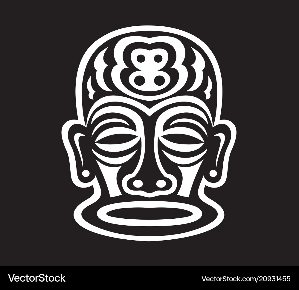 Black and white sticker Royalty Free Vector Image
