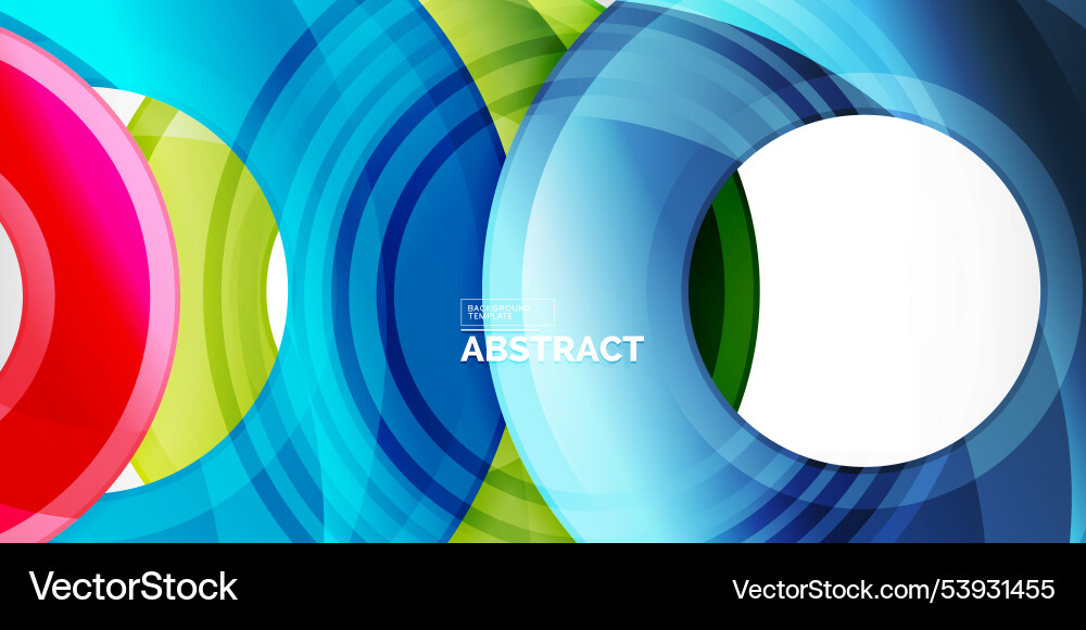 Circles round elements ring shapes premium Vector Image