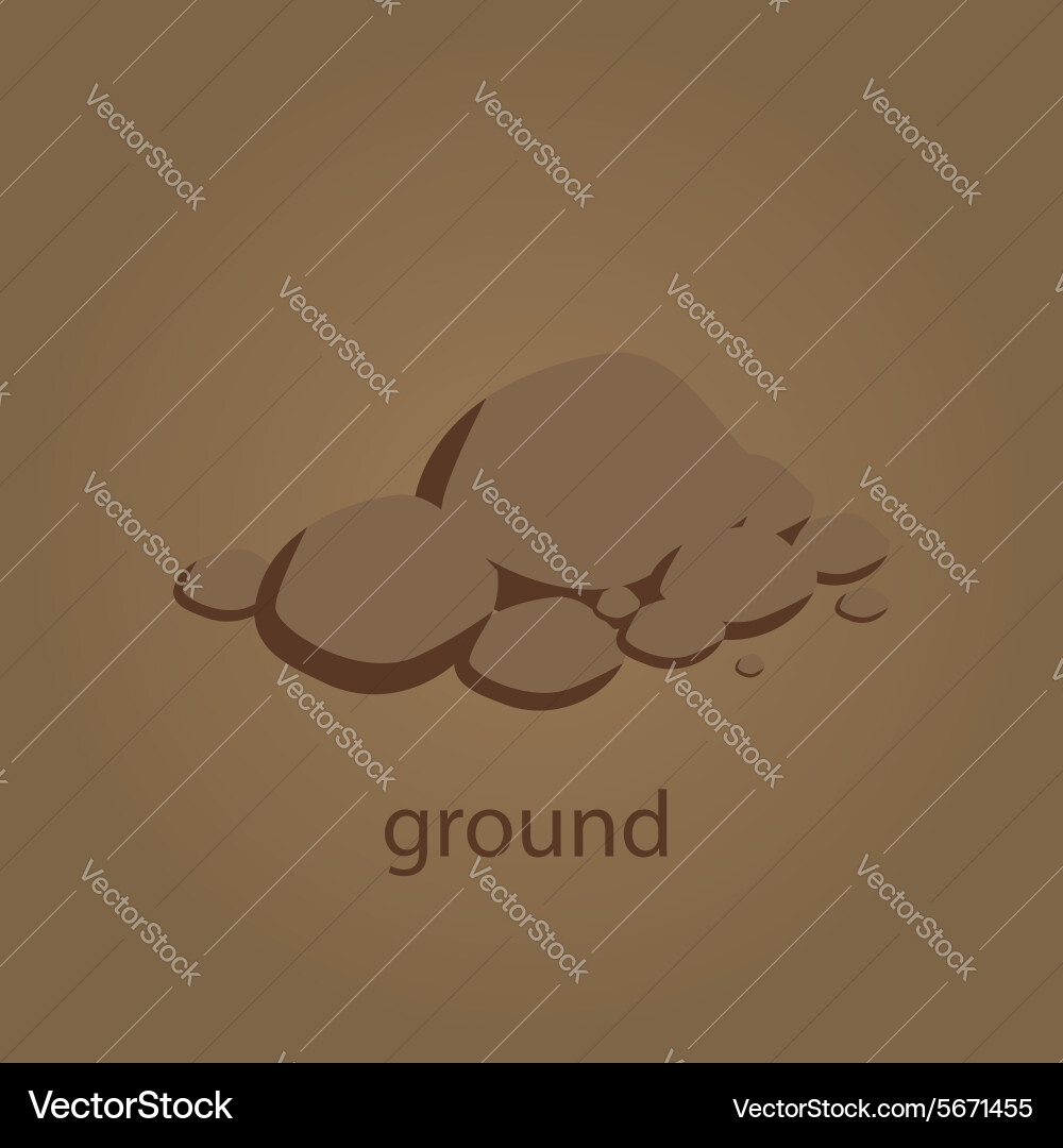 Ground Royalty Free Vector Image - VectorStock