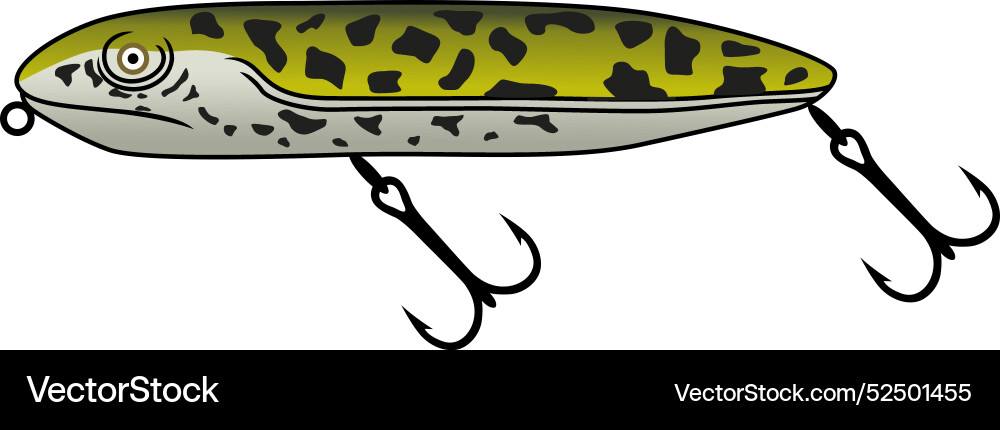 Lure bait fishing logo image t Royalty Free Vector Image
