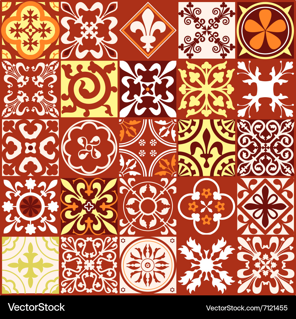 Moroccan Tile Pattern Royalty Free Vector Image