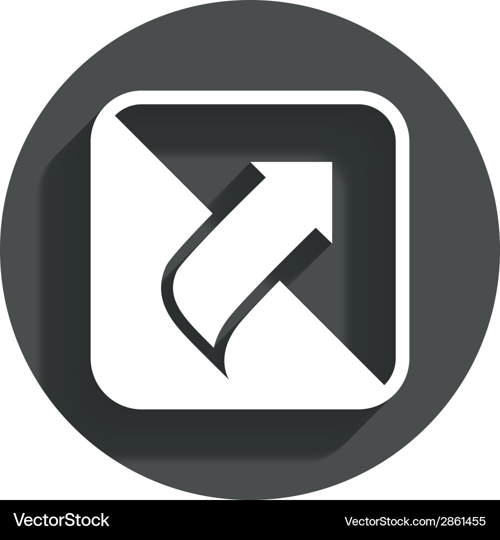 Turn page sign icon peel back sheet corner Vector Image