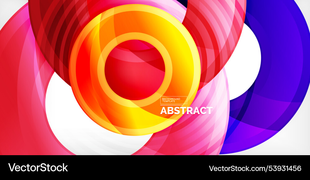 Circles round elements ring shapes premium Vector Image