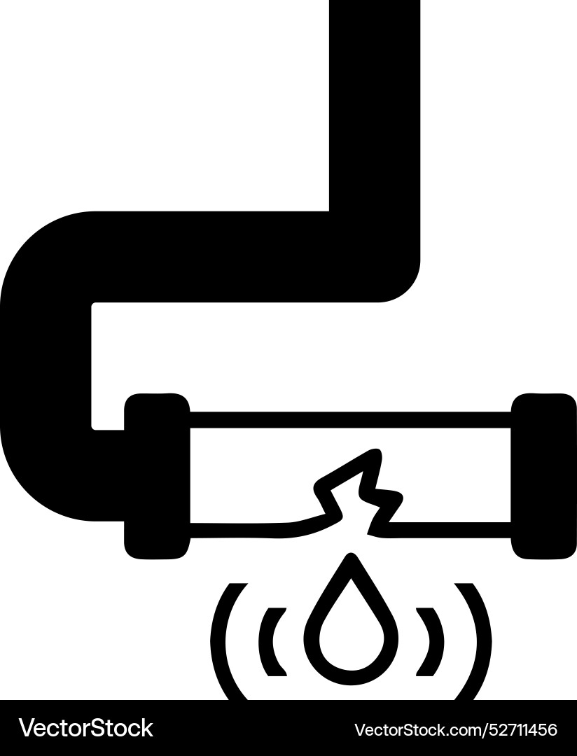 Leak engine oil leak engine oil leak icon Vector Image