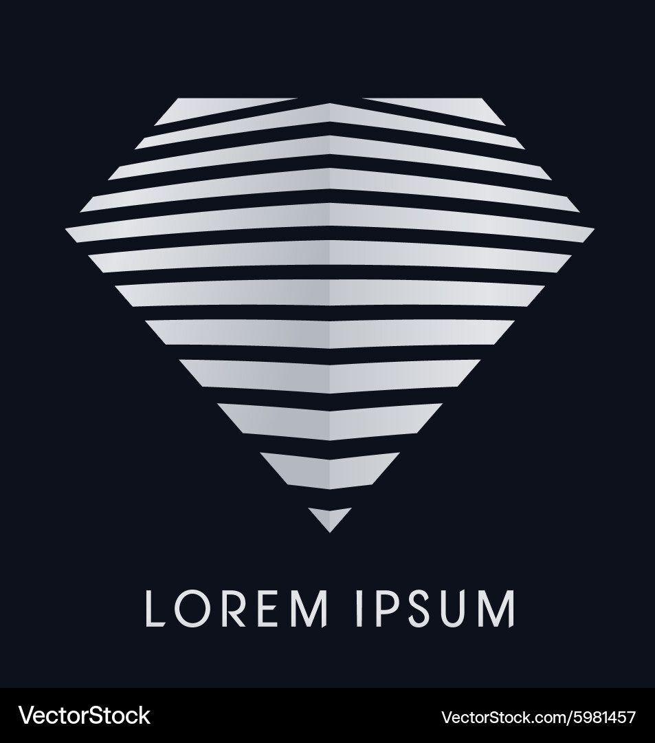 Diamond Shape Logo Royalty Free Vector Image - VectorStock