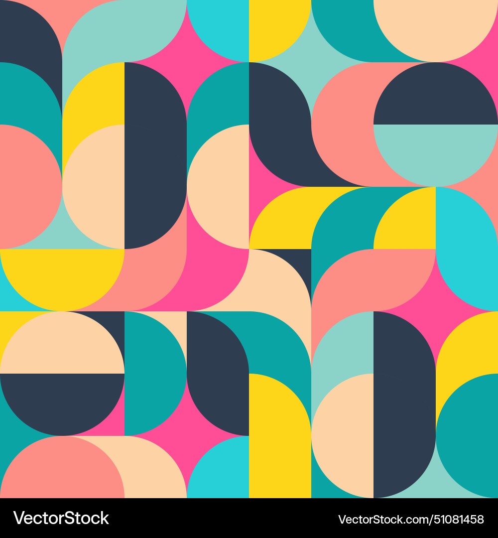 Geometric Summer Pattern Royalty Free Vector Image