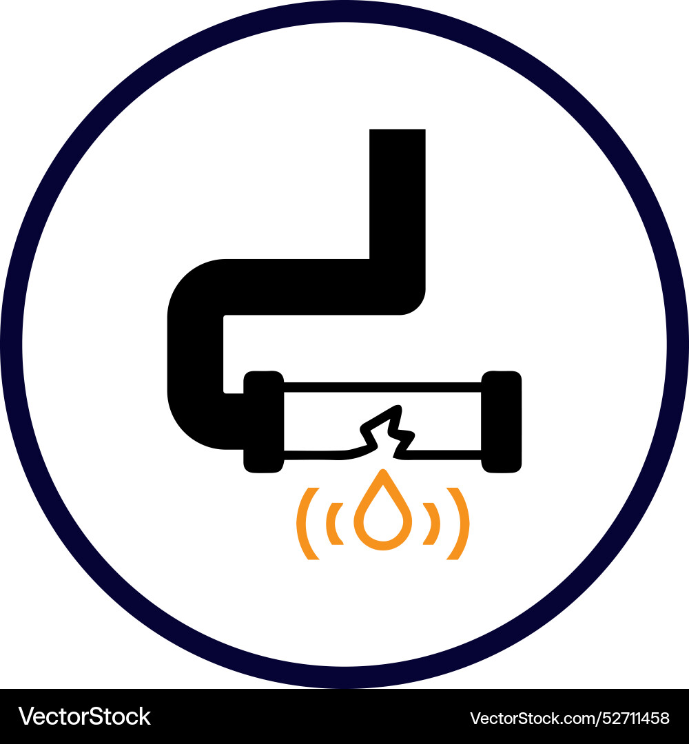 Leak engine oil icon Royalty Free Vector Image