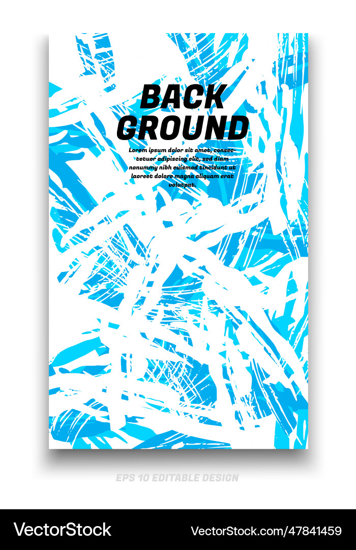 Grunge Abstract Brushstroke Background Royalty Free Vector