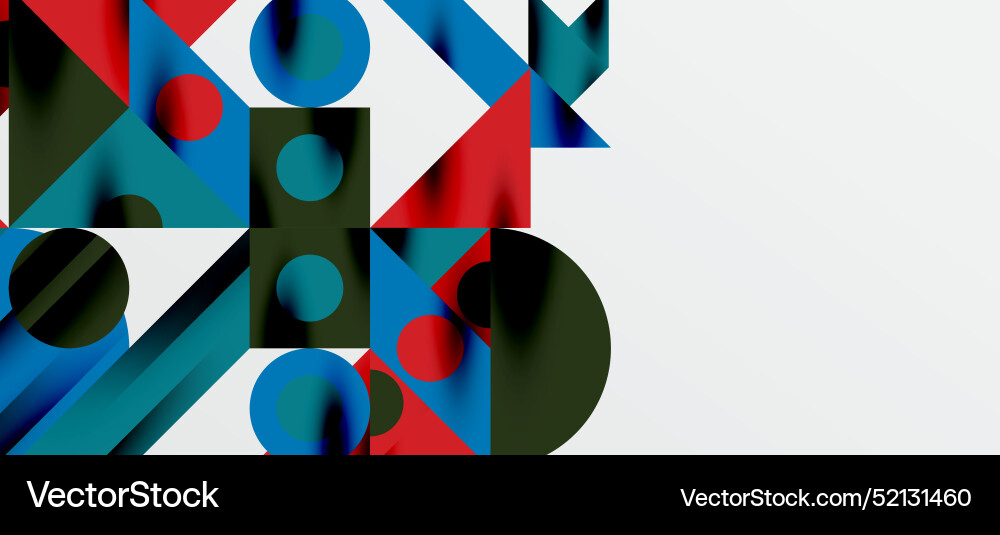 Geometric neo patterns abstract background Vector Image