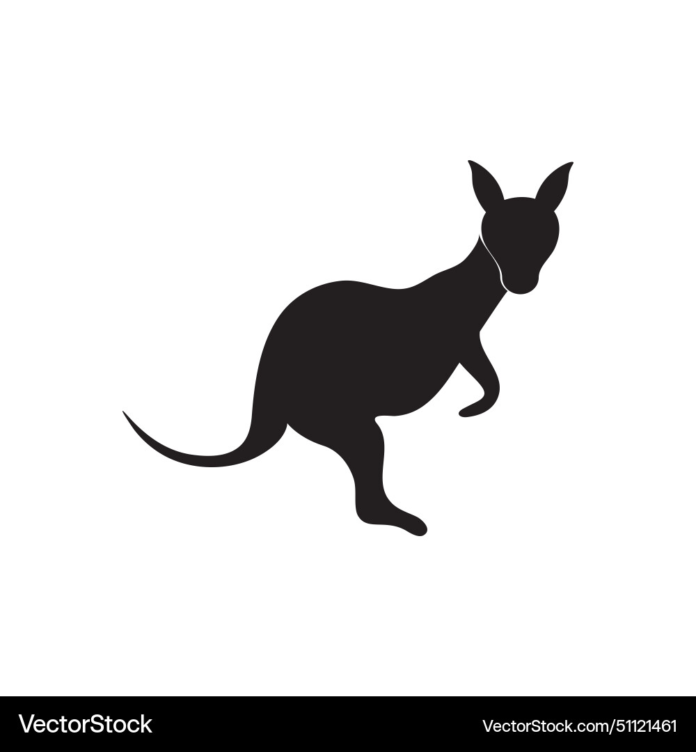 Kangaroo icon logo Royalty Free Vector Image - VectorStock