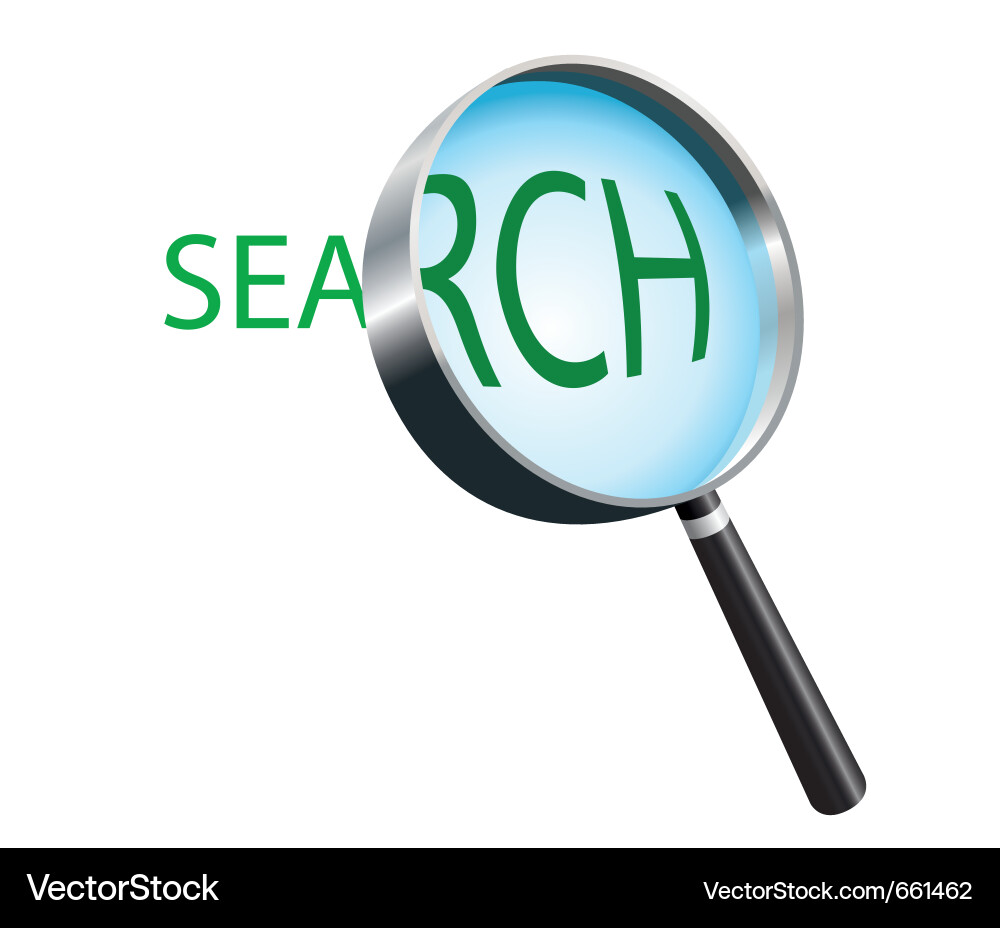 Magnifying Glass - Search & Focus Royalty Free Vector