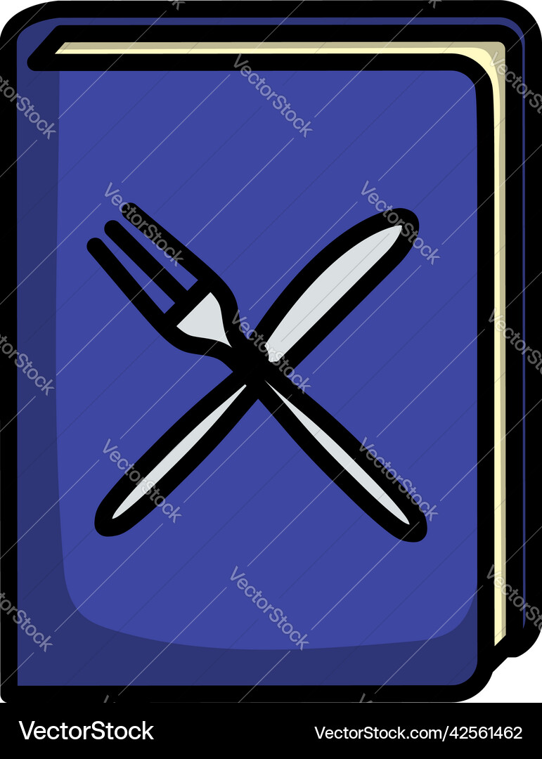 Menu book icon Royalty Free Vector Image - VectorStock