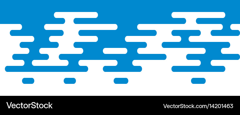 Ripple irregular rounded lines seamless border Vector Image