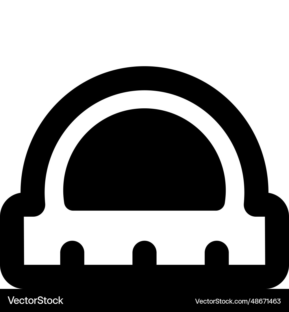 Ruler a mathematical tool for measuring Royalty Free Vector
