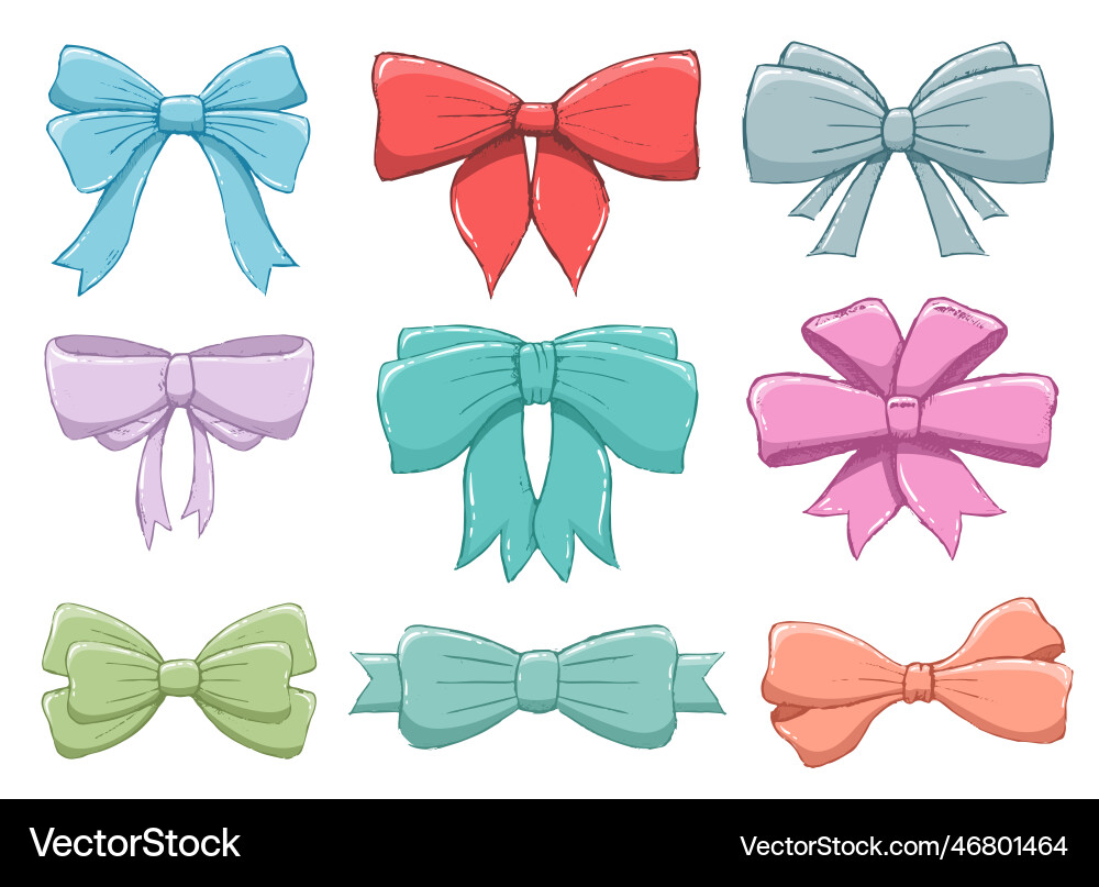 Bow tie design isolated on white background Vector Image