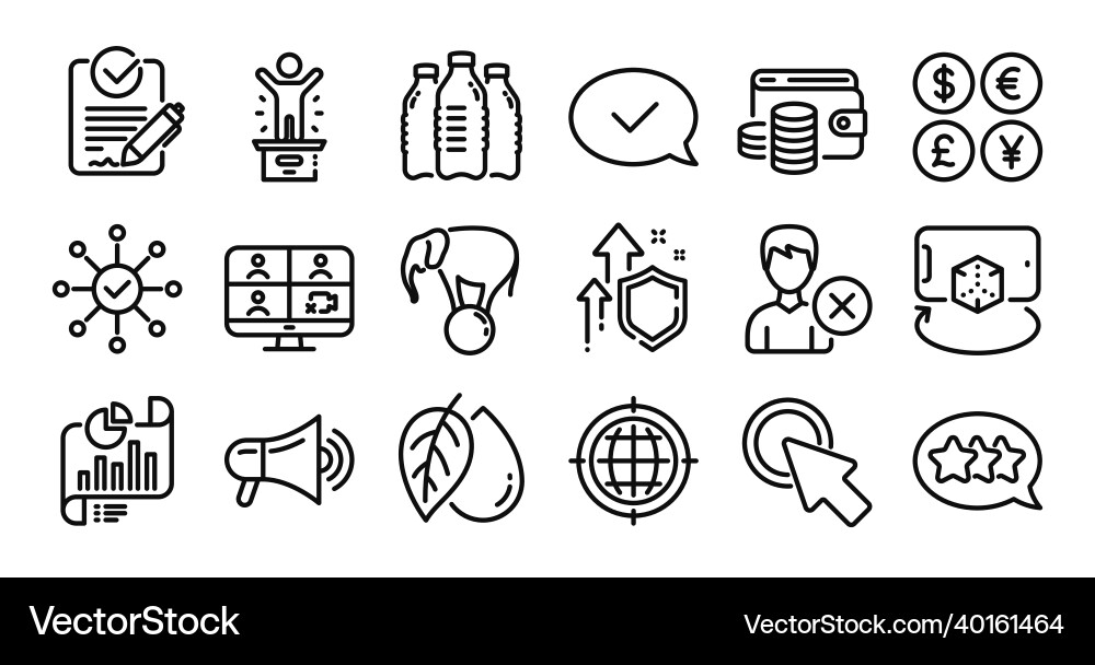 Elephant on ball augmented reality and report Vector Image