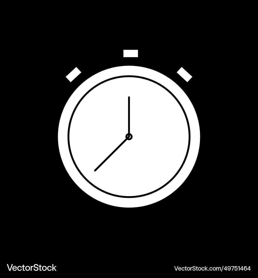 Stop watch icon logo image Royalty Free Vector Image
