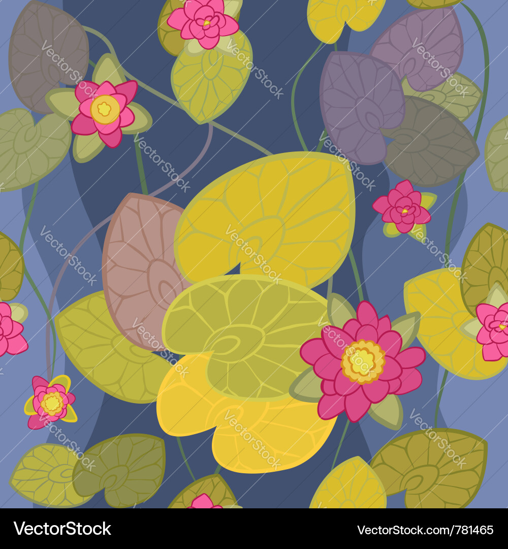 Beautiful flower pink lotus Royalty Free Vector Image