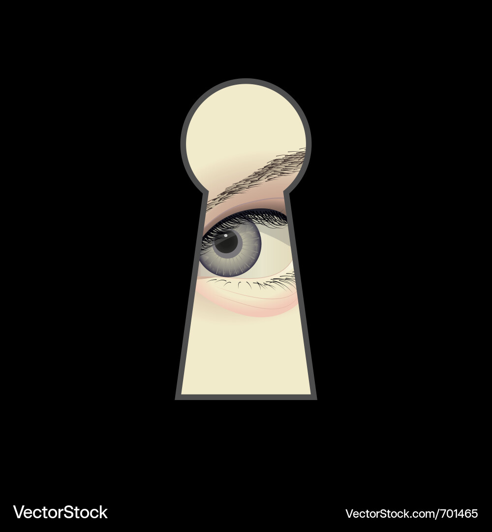 Keyhole Peep Voyeur Vector Images (over 120)