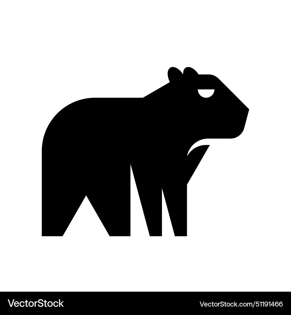 Capybara logo Royalty Free Vector Image - VectorStock