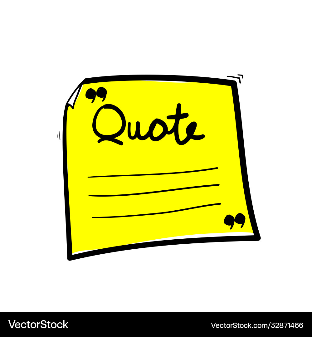 Hand drawn quote box frame big set icon Royalty Free Vector