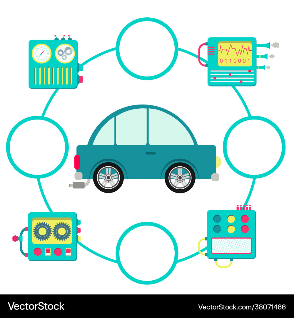 Mechanical drive Royalty Free Vector Image - VectorStock