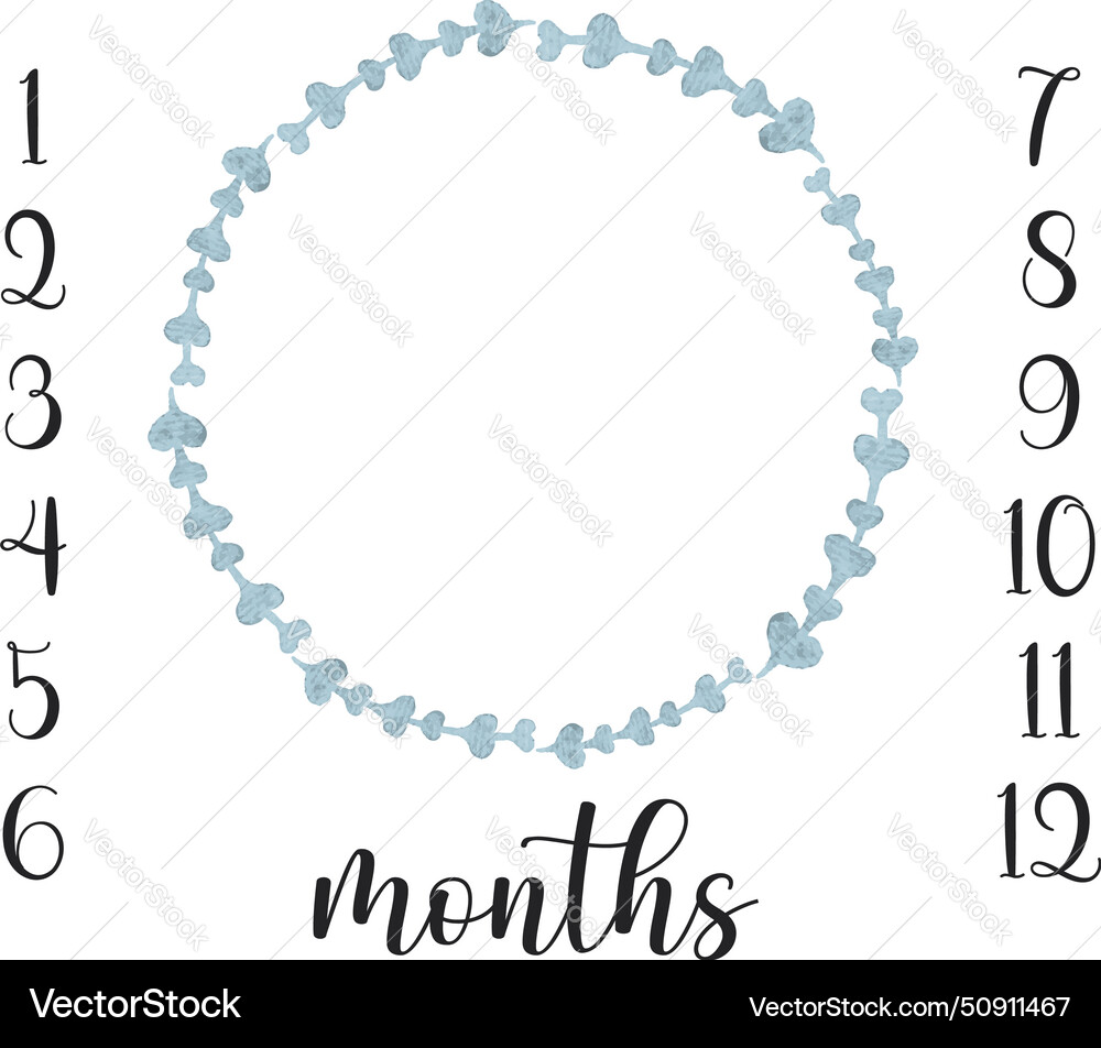 Baby milestone Royalty Free Vector Image - VectorStock