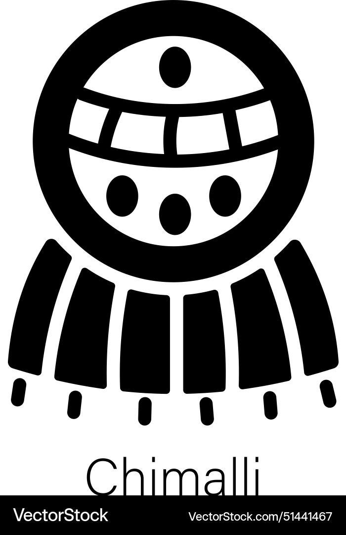 Chimalli Royalty Free Vector Image - VectorStock