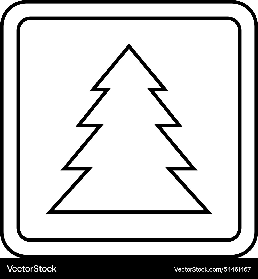 Outdoor use only label product caution line icon Vector Image