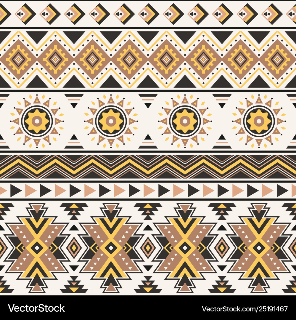 Tribal Geometric Pattern Royalty Free Vector Image