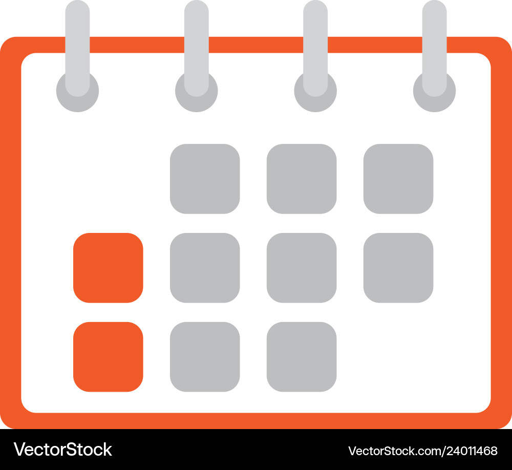 Calendar reminder planning Royalty Free Vector Image