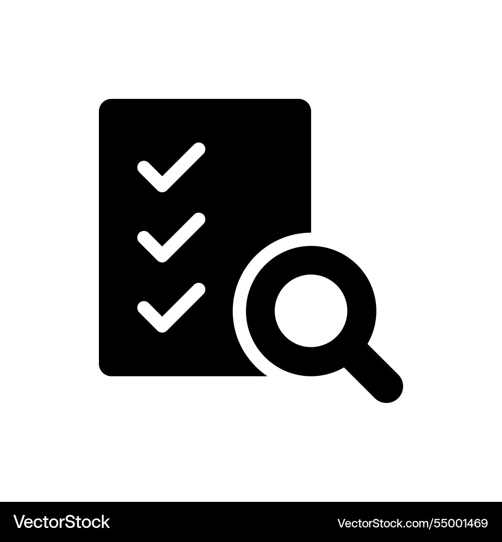 Checklist icon black web Royalty Free Vector Image