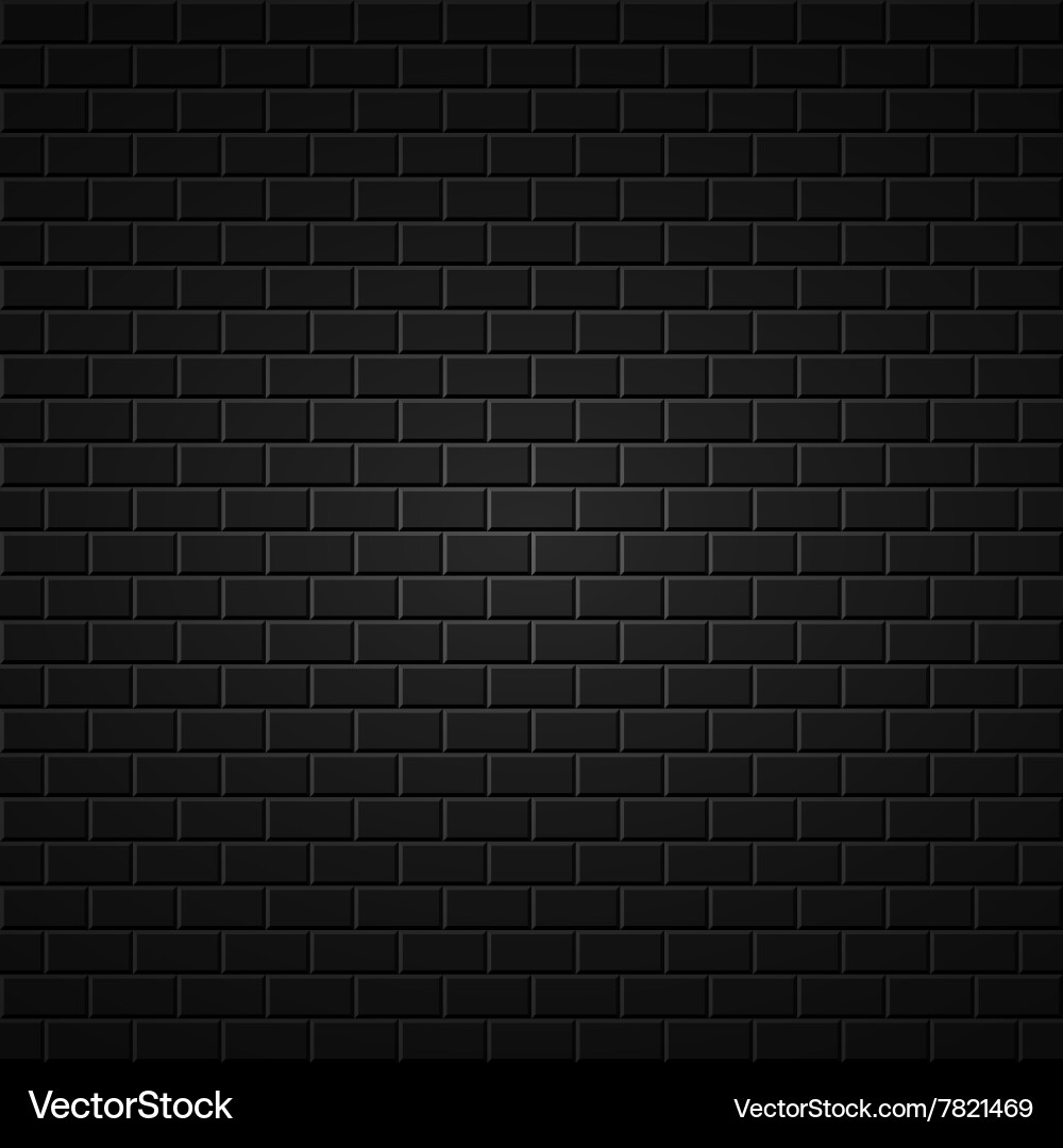 Dark Brick Wall Texture Royalty Free Vector Image