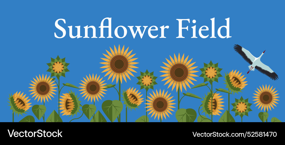 Geometric Sunflower Background Royalty Free Vector Image