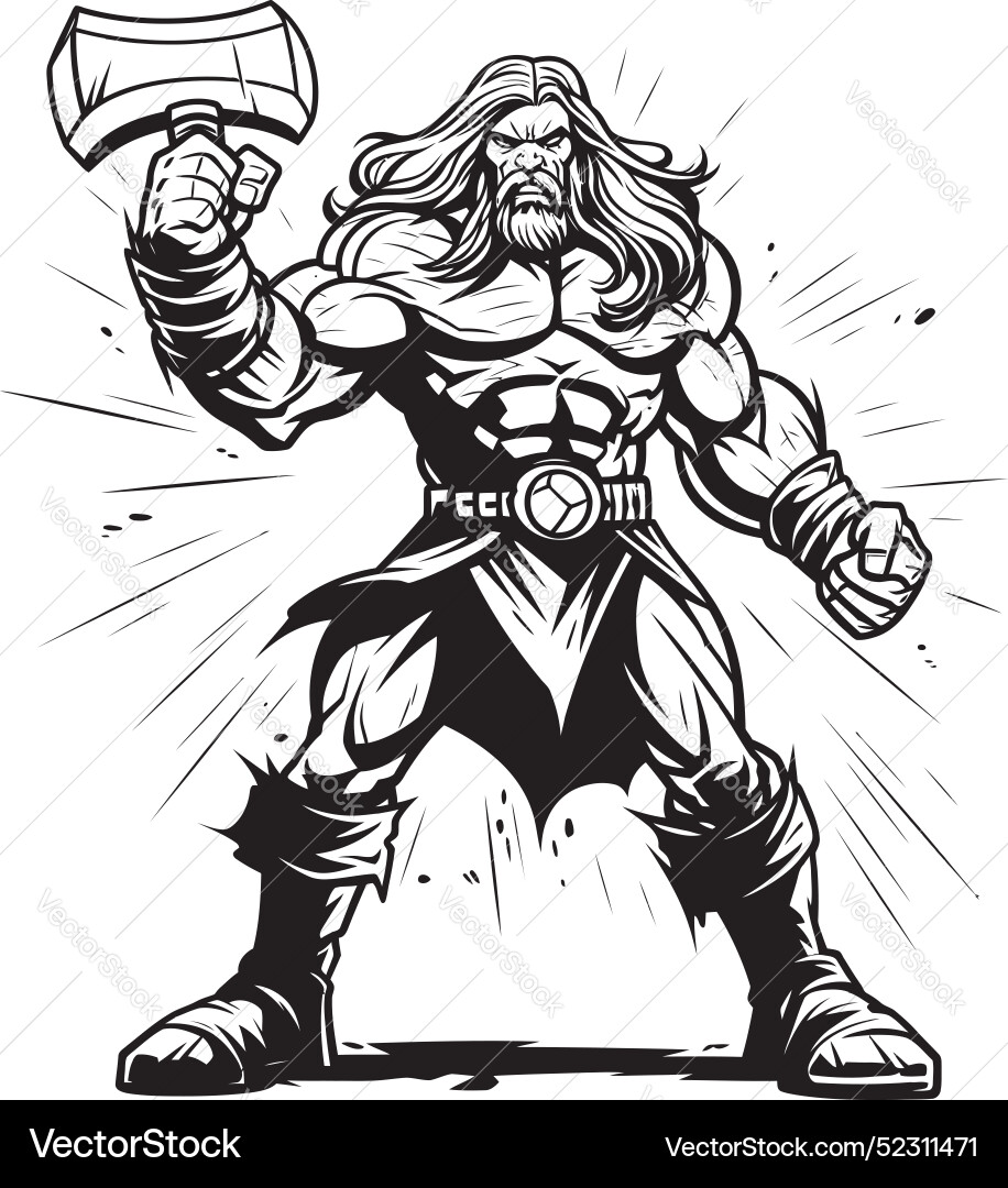 Axe avenger hero design heroic heart black Vector Image