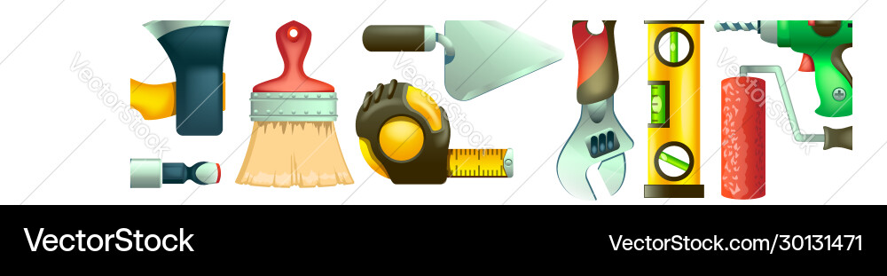 Builders icons background Royalty Free Vector Image
