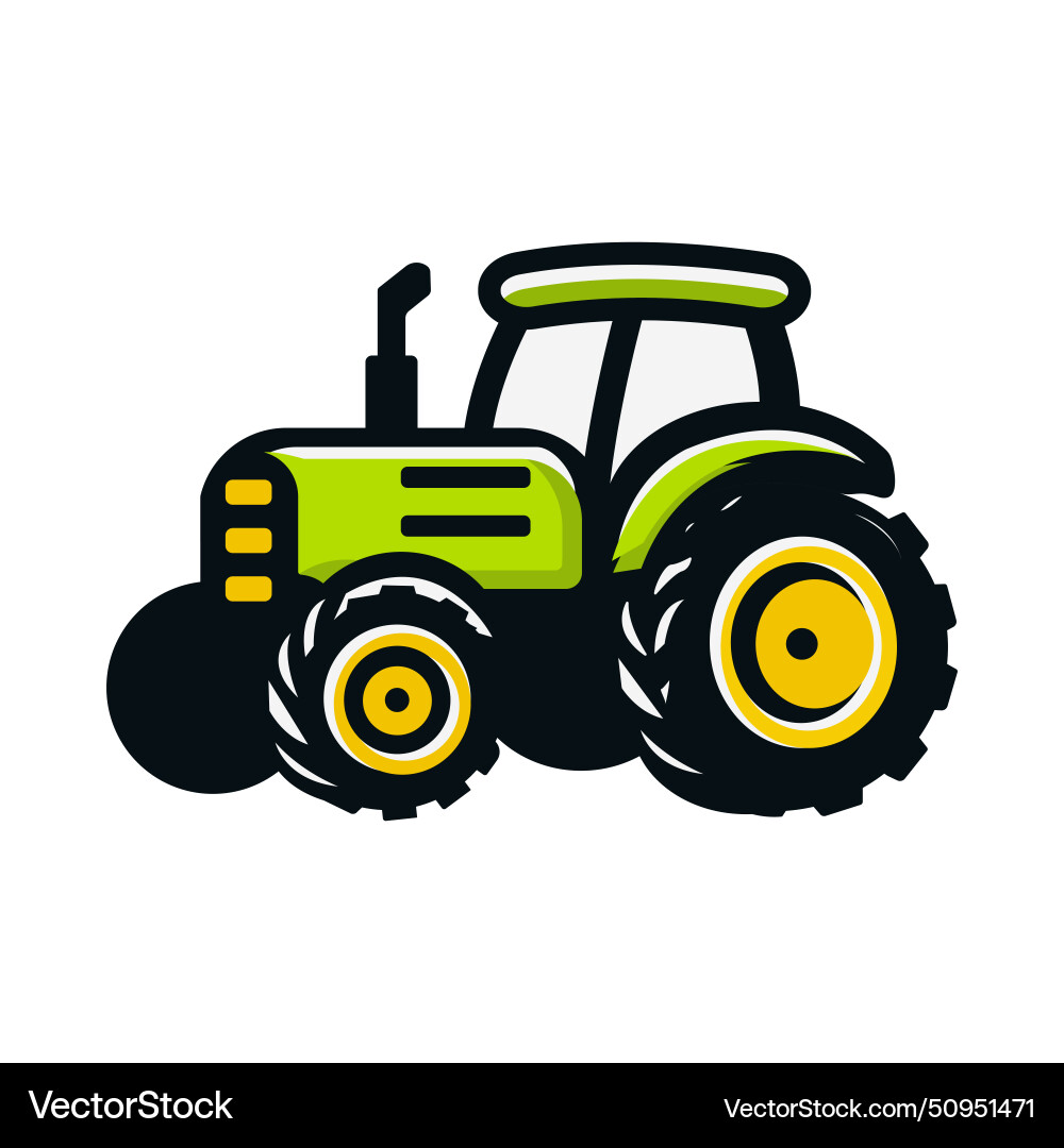 Farm Tractor Icon Royalty Free Vector Image Vectorstock