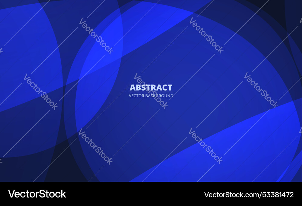 Dark blue circles and circular shapes on modern Vector Image