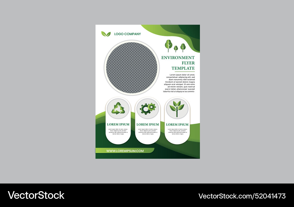 Flyers design template Royalty Free Vector Image