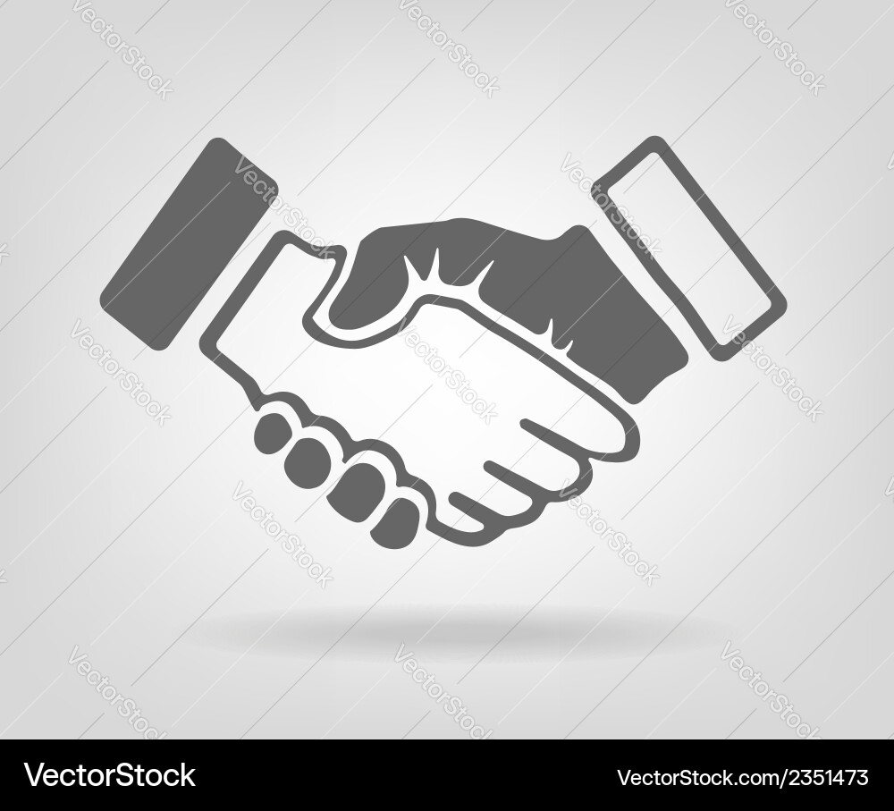 Handshake Royalty Free Vector Image - VectorStock