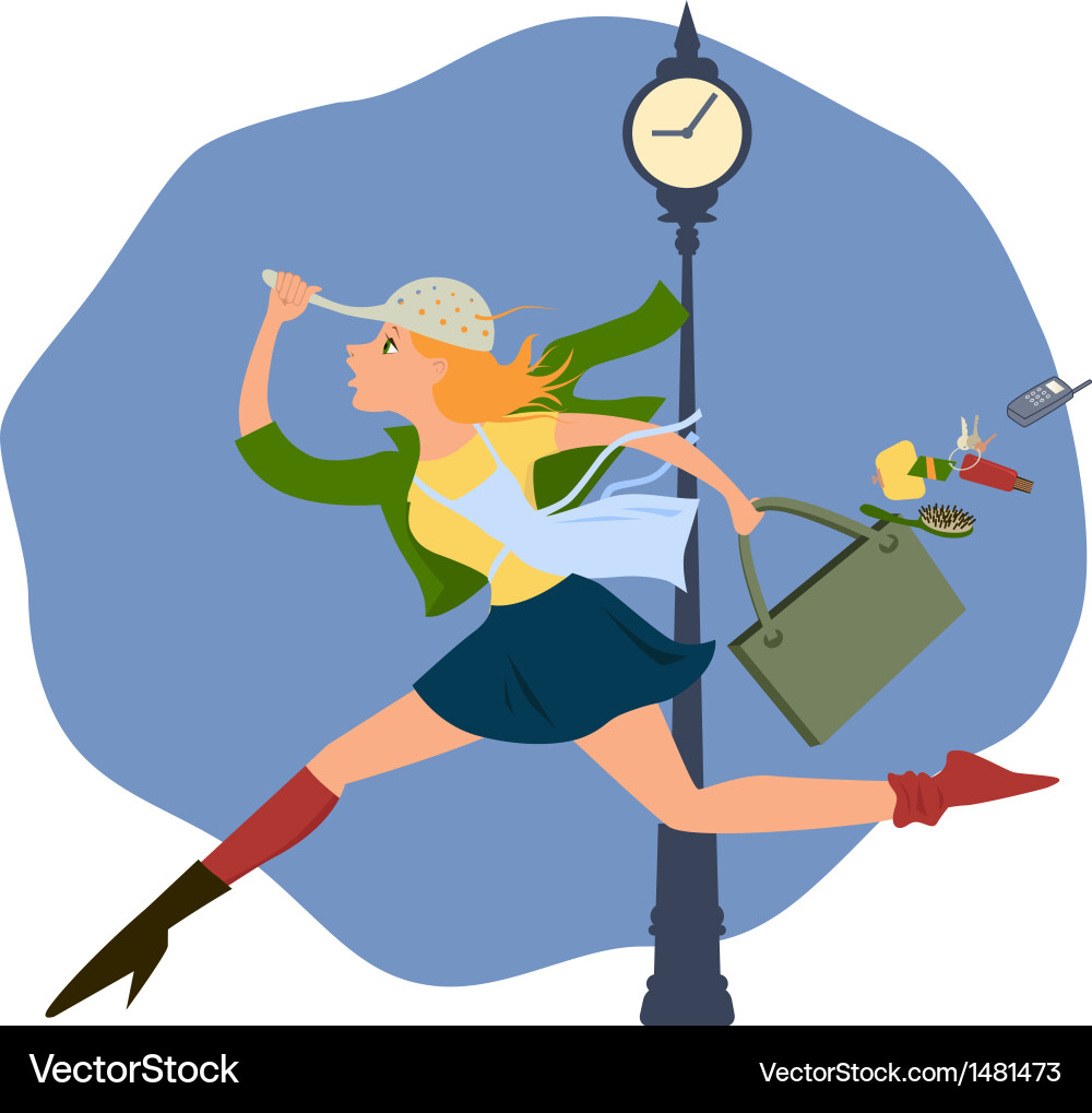 Hurry up Royalty Free Vector Image - VectorStock