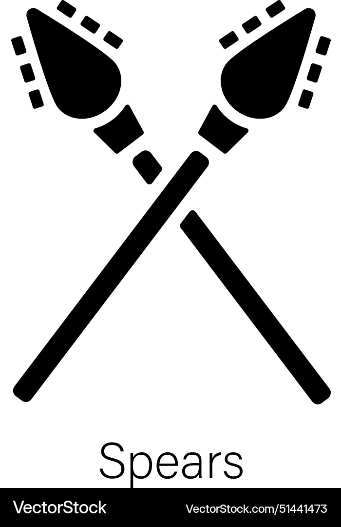 Spears Royalty Free Vector Image - VectorStock