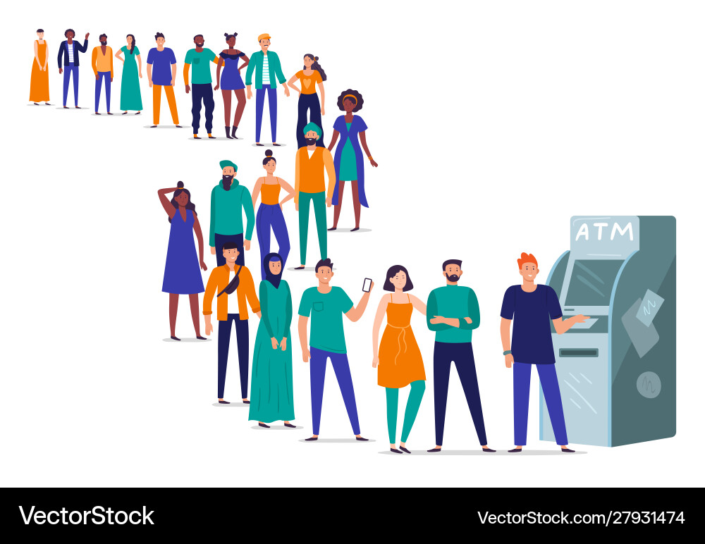 Atm Queue Vector Images (over 630)