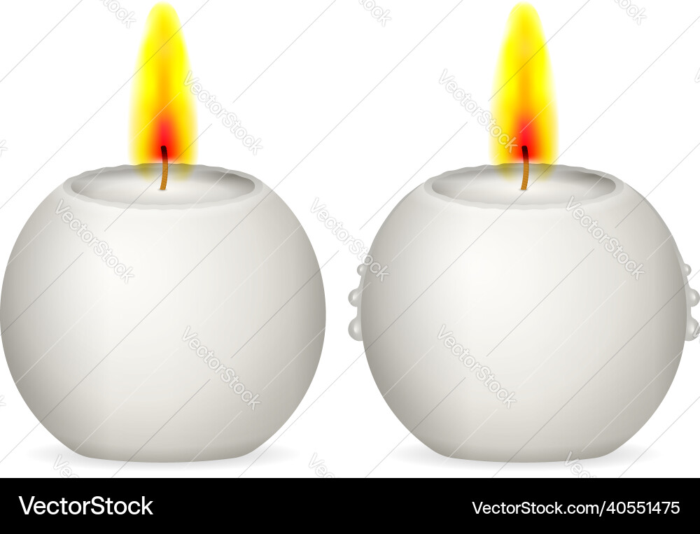Candles Royalty Free Vector Image - VectorStock