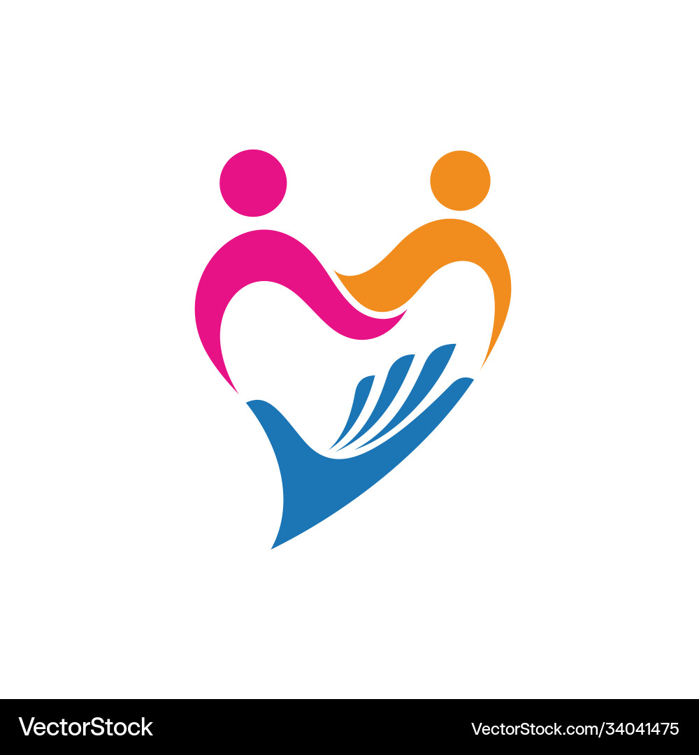 People care logo Royalty Free Vector Image - VectorStock