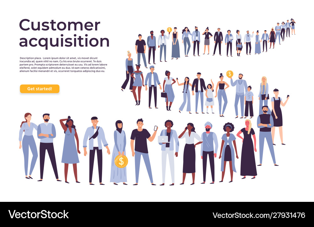 Customer Queue Vector Images (over 2,100)