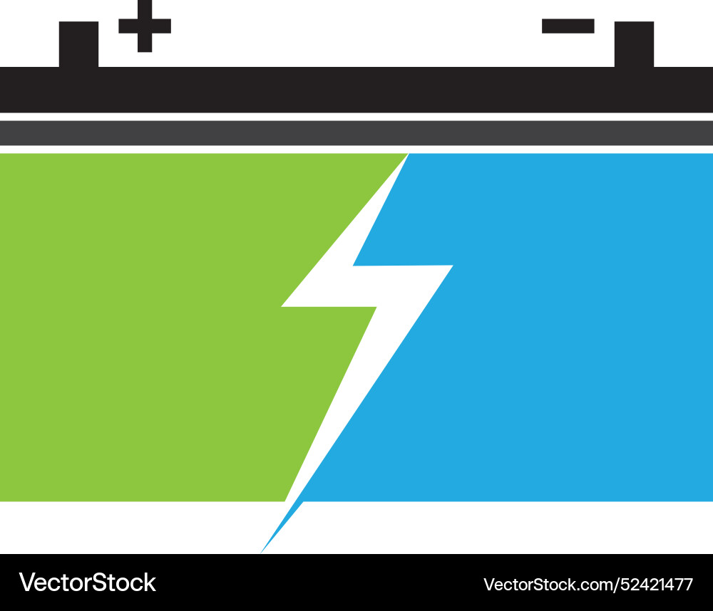 Car battery icon Royalty Free Vector Image - VectorStock